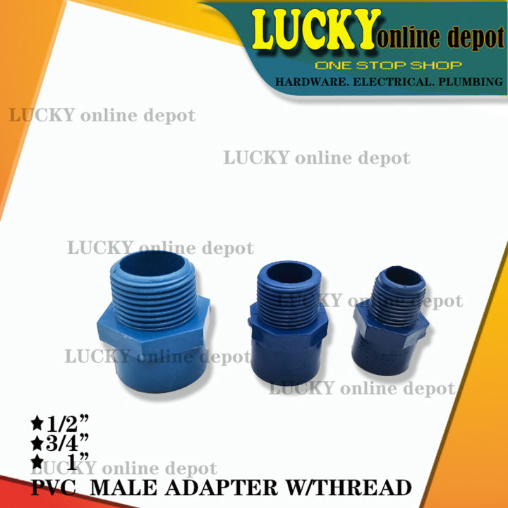 BLUEBEST PVC MALE ADAPTER WITH THREAD PIPE FITTING | Lazada PH
