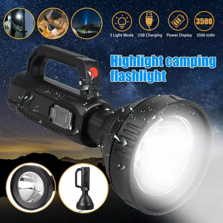LED Search Light Spotlight Big Beam Patrol Long Range Outdoor ...