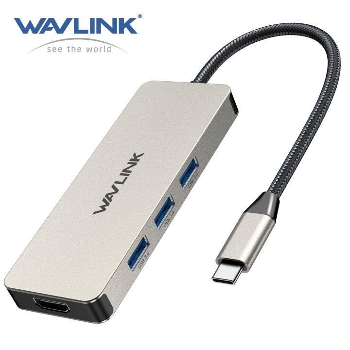 WAVLINK 7-in-1 USB C Dock, Multiport Adapter with 4K HDMI Output, 100W ...