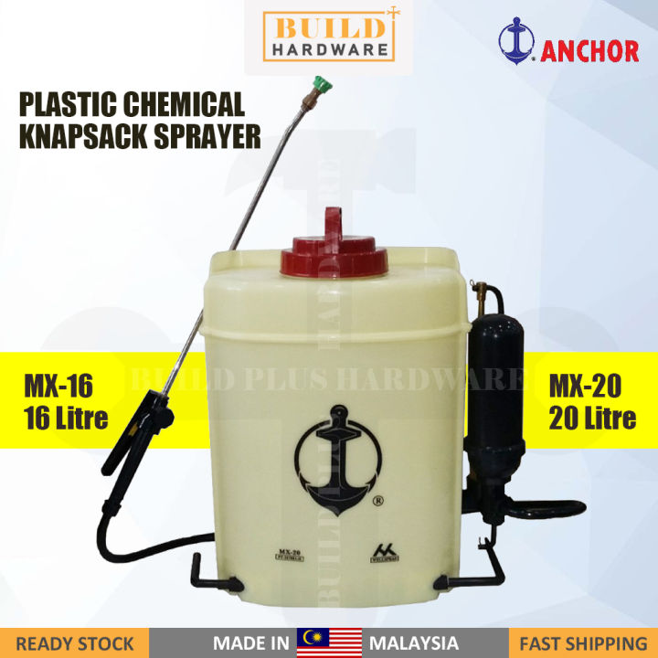 ANCHOR 16L/20L Plastic Chemical Knapsack Sprayer MX16/MX20 药水泵 Pam ...