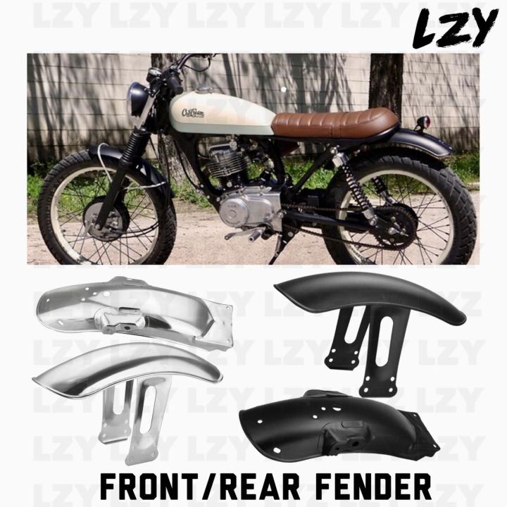 LZY CG125 Classic Fender Cafe Racer Scrambler Mudguard Mudflap ...