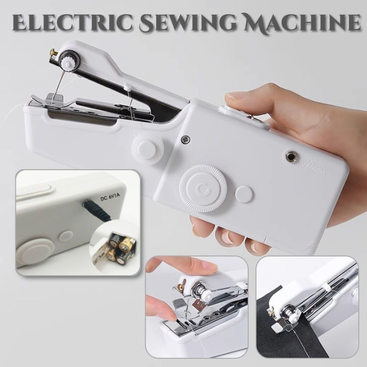 Electric Sewing Handheld Portable Mini Fast Stitching Clothes ...