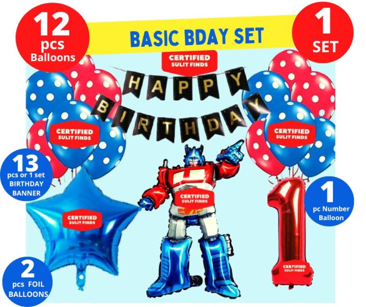 Transformers Birthday Decorations Optimus' Prime Bumble Bee ...