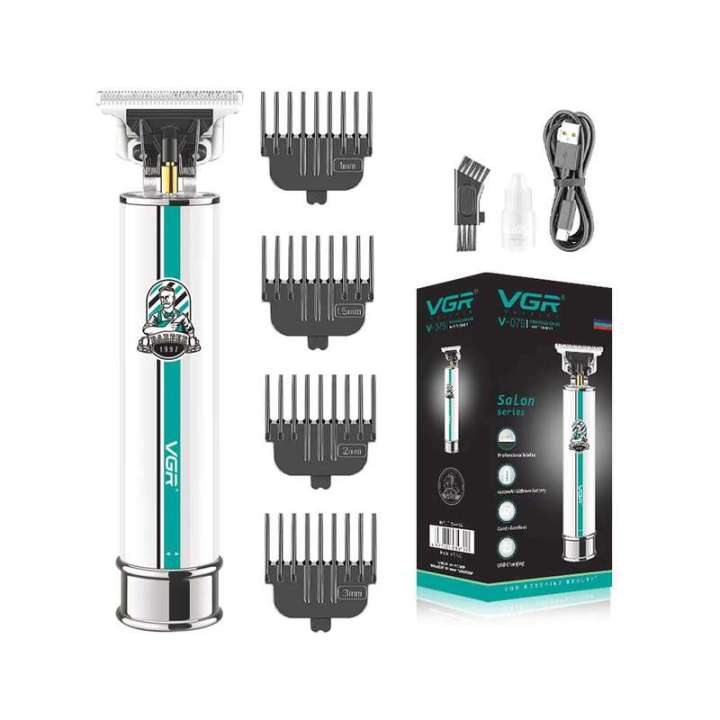 VGR V-079 Beard Trimmer Hair Trimmer Portable Cordless Rechargeable Grooming Kit for Men ...