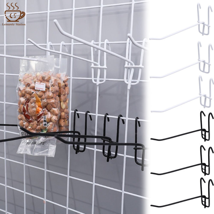 Supermarket Mesh Shelf Hook Food Bag Hanger Feet Wire Hook Rack ...