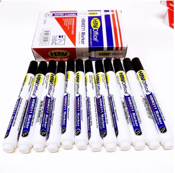 HBW 211 Permanent Marker (BLACK) | Lazada PH