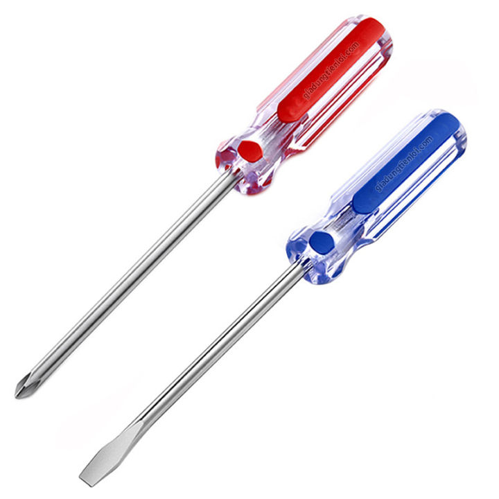 Tua vít bake 4 cạnh - tô vít dẹp vặn ốc có hút nam châm 3mm x 75mm ...