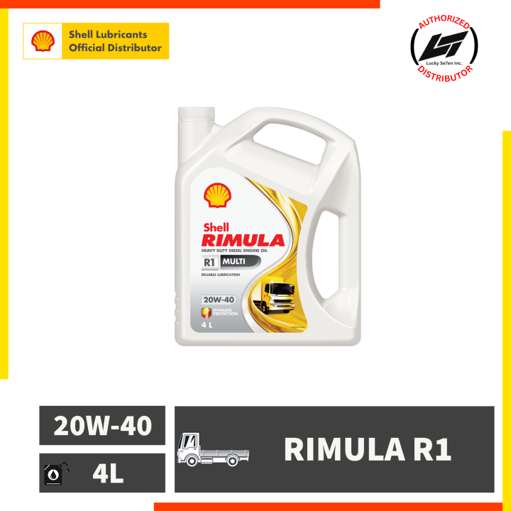 Shell Rimula R1 20W-40 4L | Lazada PH