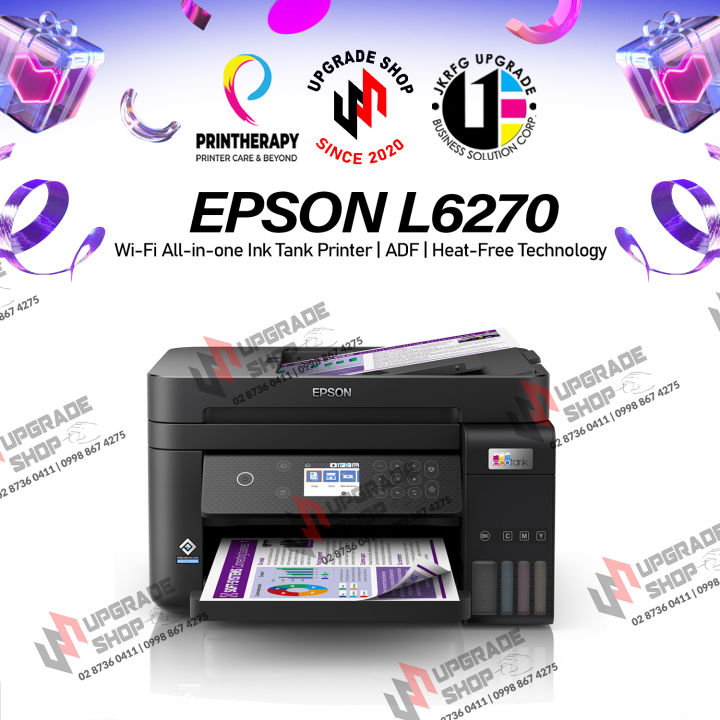 Epson EcoTank L6270 Wi-Fi Duplex All-in-One Ink Tank Printer | Lazada PH