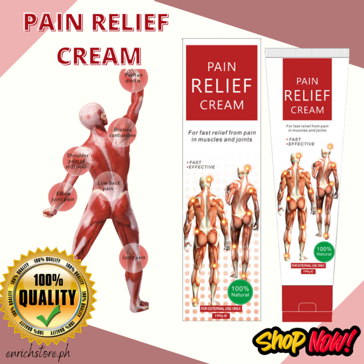 EFFCETIVE Pain Relief Cream For Fast Relief From Pain in Muscles And ...