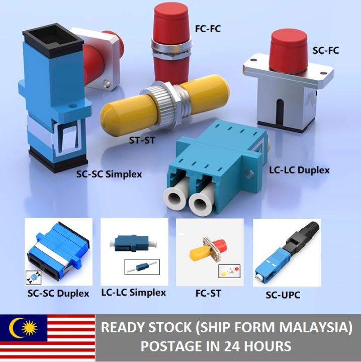 FTTH FC SC ST UPC LC SM MM Singlemode Multimode Fiber Optic Connector ...