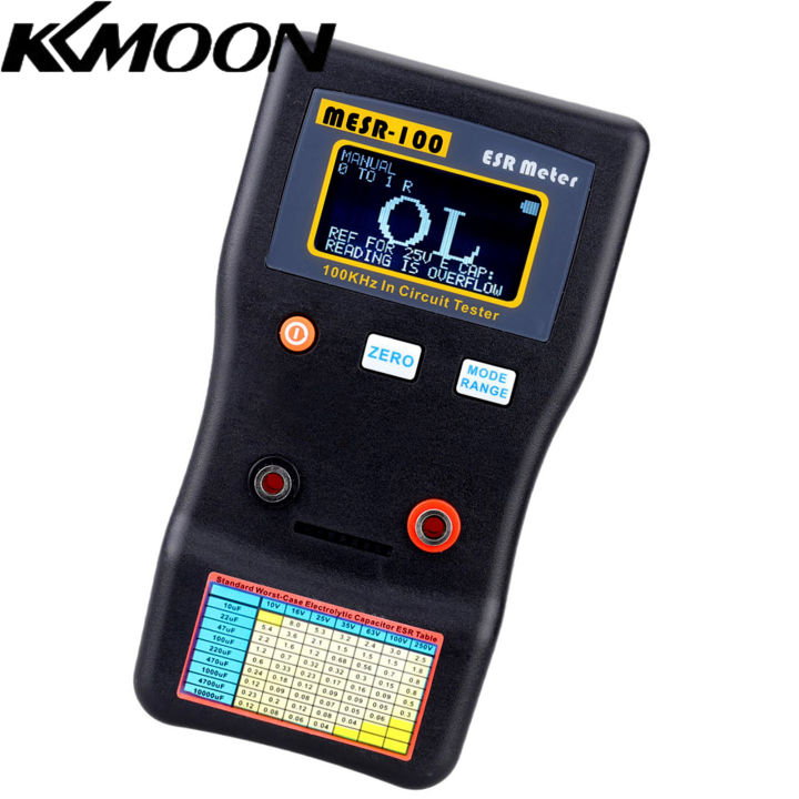 MESR-100 ESR Capacitance Ohm Meter Professional Measuring Internal ...