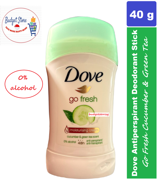 Dove Antiperspirant Deodorant Stick Go Fresh Cucumber & Green Tea - 40 ...