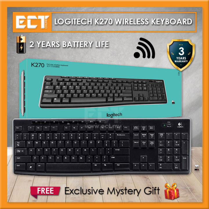Logitech K270 Unifying Wireless Keyboard (920-003057) | Lazada