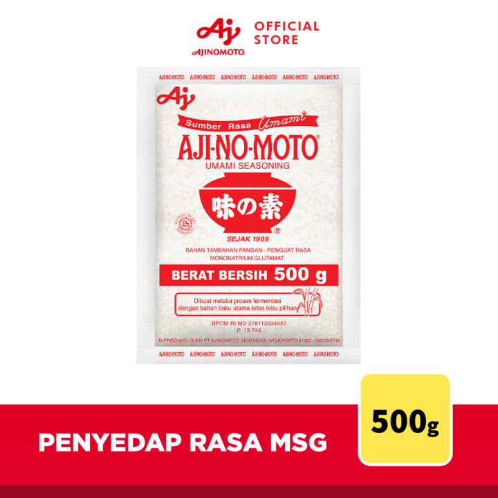 AJINOMOTO® Penyedap Rasa MSG Ajinomoto 500g | Lazada Indonesia