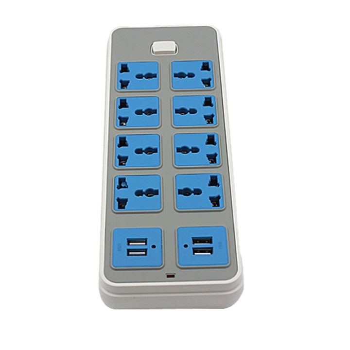 Power Strip Surge Protector with 4 USB and 8 Outlets Ports 6.5 Feet ...