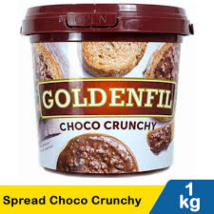 Goldenfil Choco Crunchy / Selai Roti Bakar / Toping Roti / Selai Roti ...