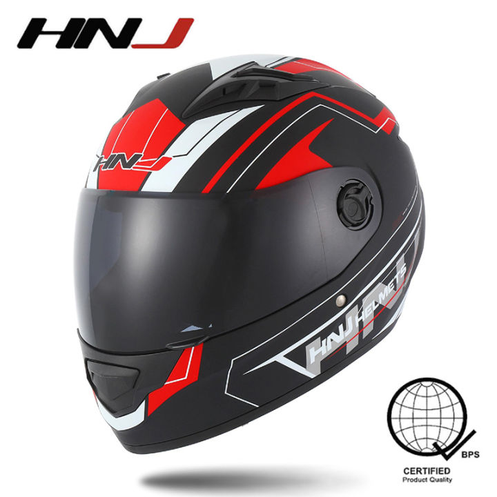 HNJ Original Motorcycle Helmets Full Face Motor Riding Gear Helmet 855 ...