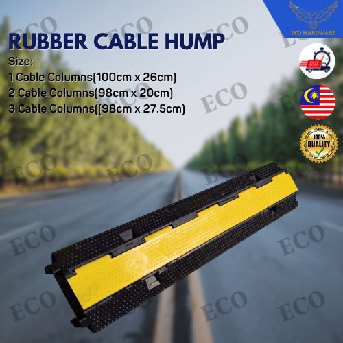Happyhome66 Heavy Duty Channels Rubber Hump Ready Stock 1/2/3 Columns ...