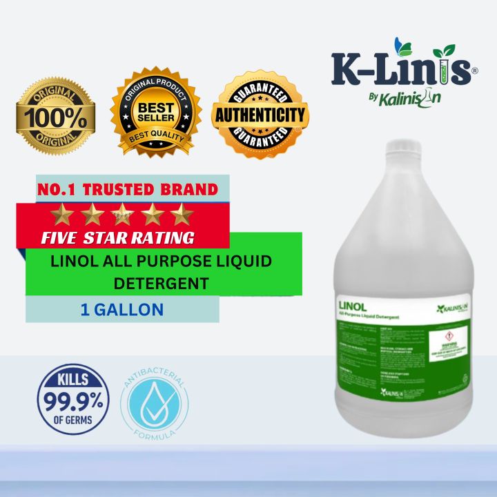 Kalinisan Liquid Detergent Container All Purpose Linol 1 Gallon | Lazada PH