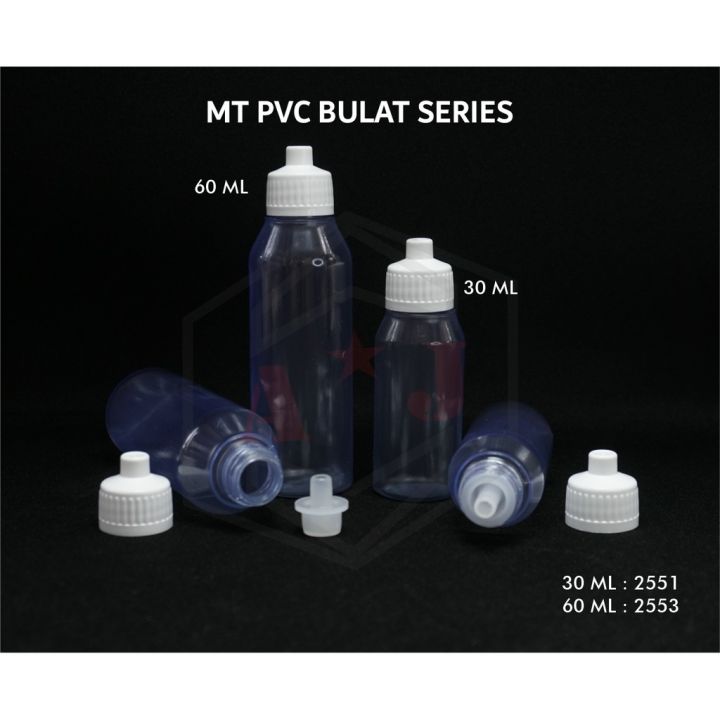 Botol Minyak Telon Pvc Bulat 30/60 Ml/Botol Kosong Minyak Telon 30/60 ...