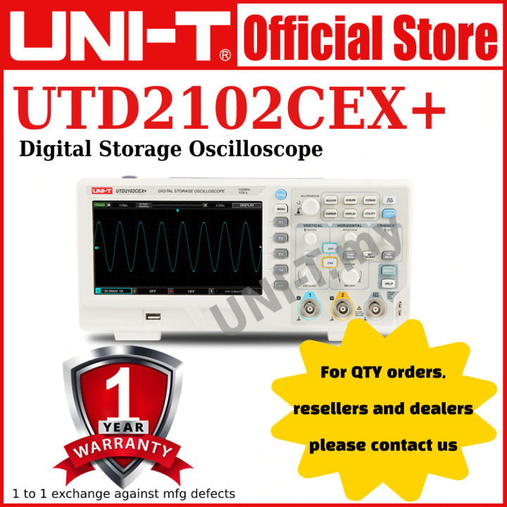 UNI-T UTD2102CEX+ Digital Storage Oscilloscope | Lazada
