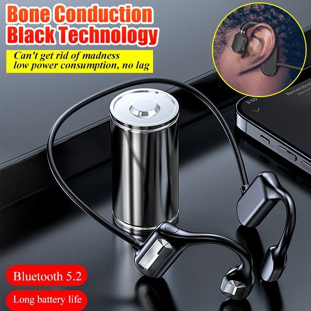 Fatai Wearable Bluetooth headphones using bone conduction technology | Lazada PH