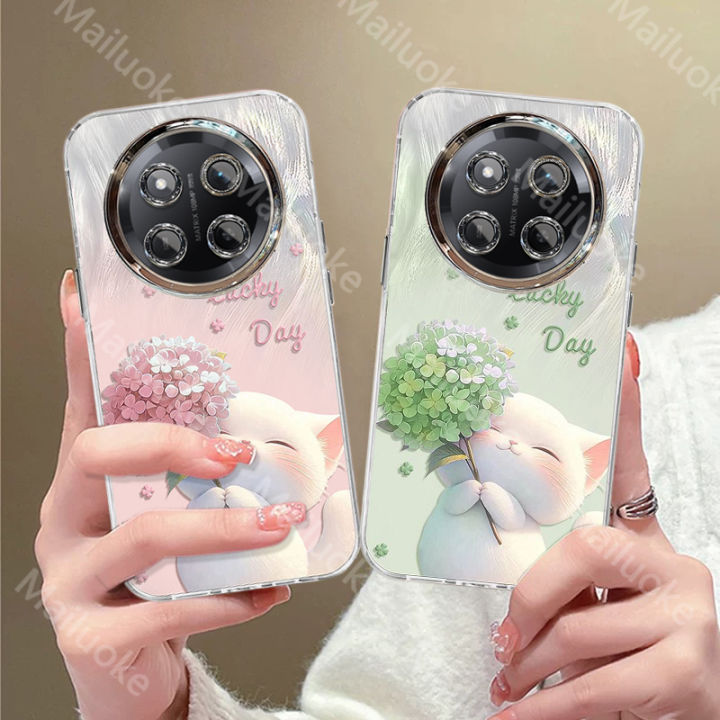 Honor X9C 5G Case Honor X9B X9A X9C Smart Hydrangea Cat Matte Lens All ...