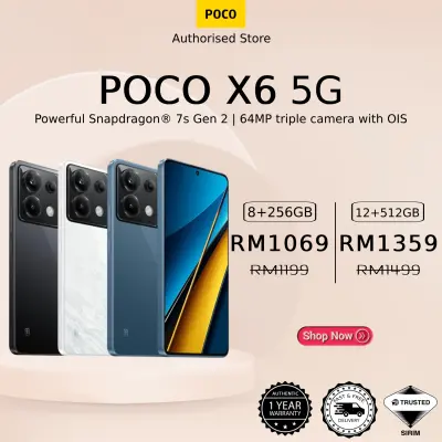Poco X6 Price in Malaysia & Specs - RM1199 | TechNave