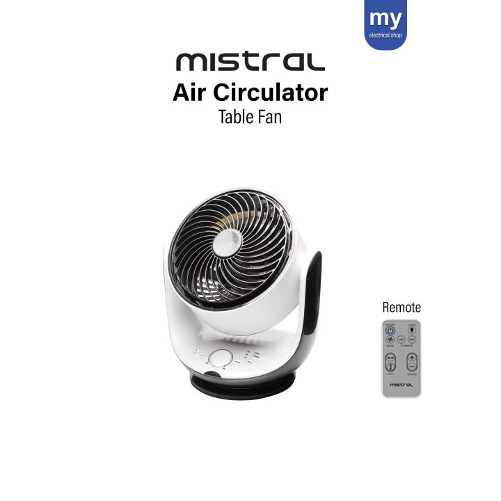 Mistral MTFD5070 Silent DC Motor Air Circulator Fan / Table Fan ...