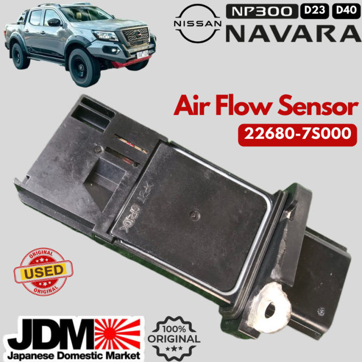 Original Used Air Flow Sensor 22680-7S000 Fit For NISSAN Navara D23 D40 ...