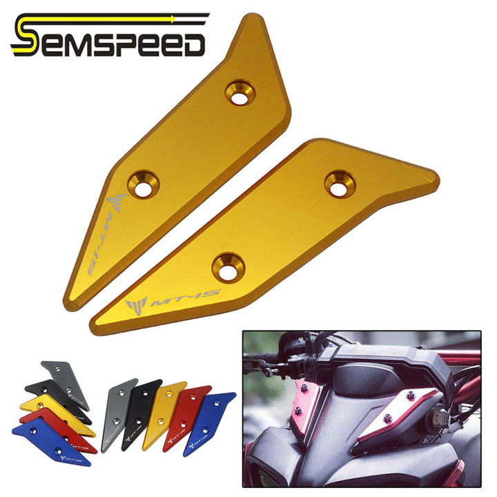 SEMSPEED Front Windshield Windscreen Deflector Visor Bracket Cover ...