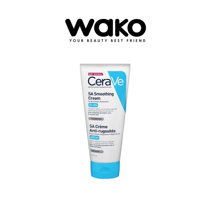 Cerave SA Smoothing Cream (177ml / 340g) For Dry, Rough, Bumpy Skin ...