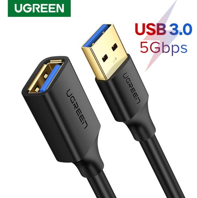 Ugreen USB Extension Cable USB 3.0 Cable male to female Extender Data ...
