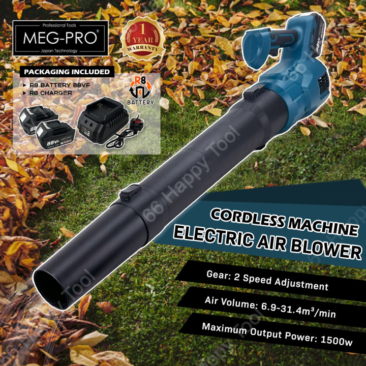 MEG-PRO Cordless Leaf Hand Blower Portable Vacuum Clean Air Blower Dust ...