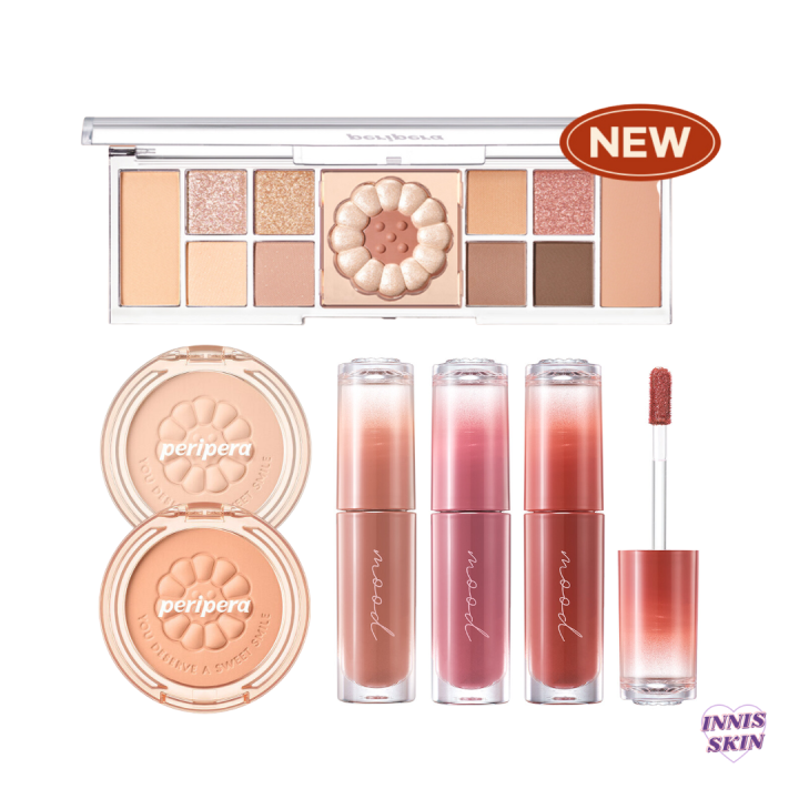 (แท้/พร้อมส่ง) Peripera Ink Mood Glowy Tint / Pure Blush Sunshine Cheek ...