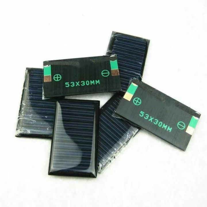 100pcs solar panel 0.5V photovoltaic Sun Power Module 17*13mm 70mA DIY ...