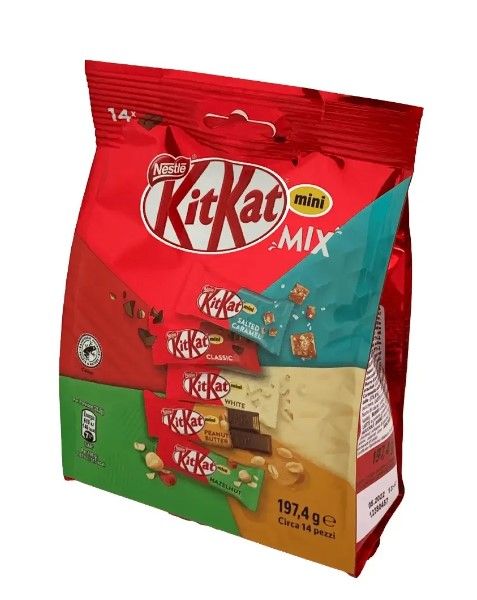 KitKat Mini Mix 1 ถุงมี14 ชิ้นคละรส 197.4g BBF.30/05/24 | Lazada.co.th