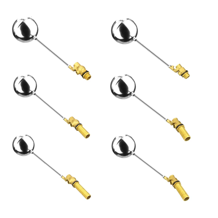 1/2inch Brass Float Valves Cold and Hot Water Tank Floating Ball Valves ...