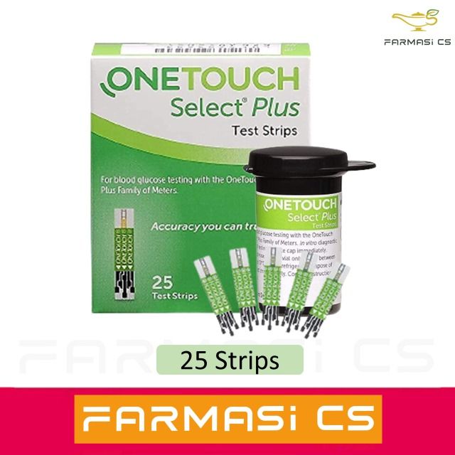 ONETOUCH Select Plus Test Strips 25's EXP:04/2026 [ One Touch, Diabetes ...