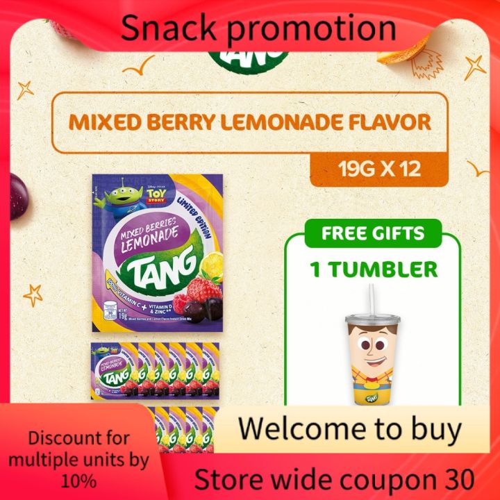 Tang Instant Drink Mix - Limited Edition Mixed Berry Lemonade Flavor ...