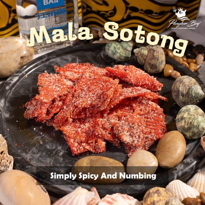 80g Pangkor Boy Mala Cuttlefish 邦咯岛麻辣鱿鱼 | Lazada Singapore