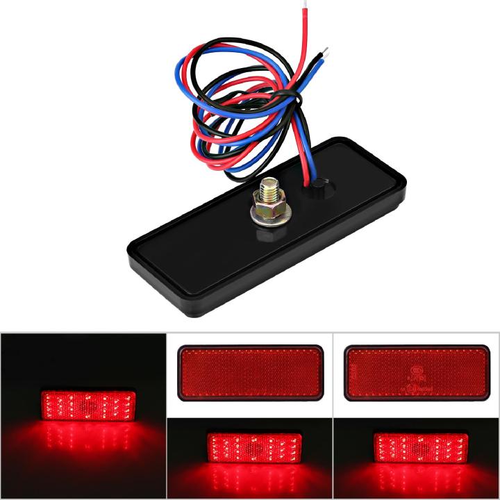 Rectangle Rectangle Reflector, Tail Brake Light, Motorcycle Tail Brake ...