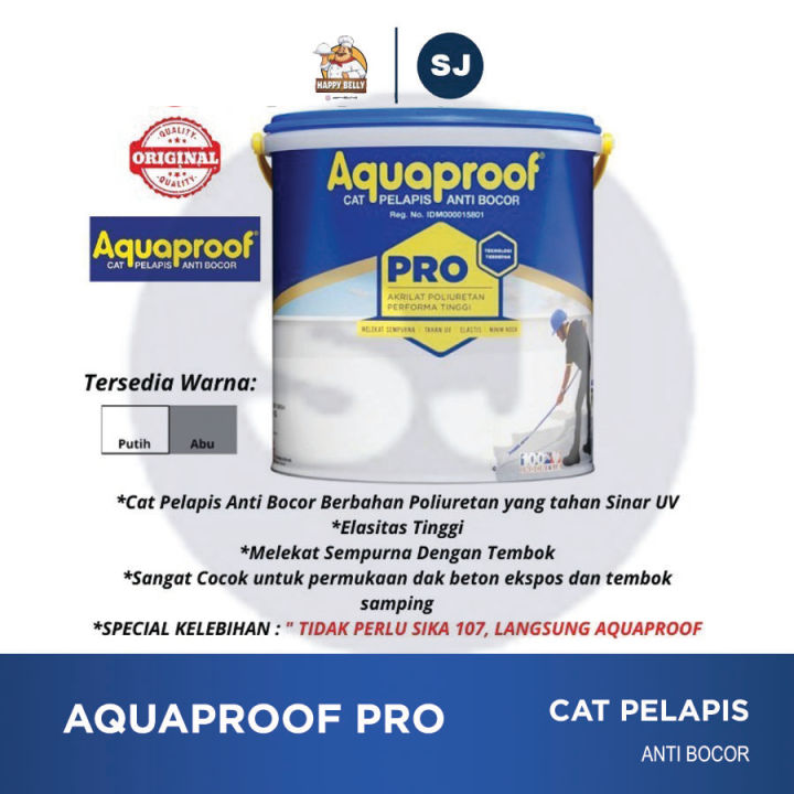 Aquaproof Pro 20Kg Cat Pelapis Dak Anti Bocor Atap Genteng Talang ...