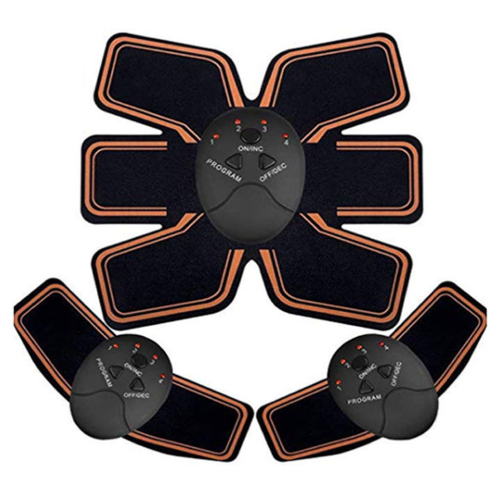Alat Stimulator Terapi EMS Otot Six Pack Muscle Stimulator Fat Burner ...