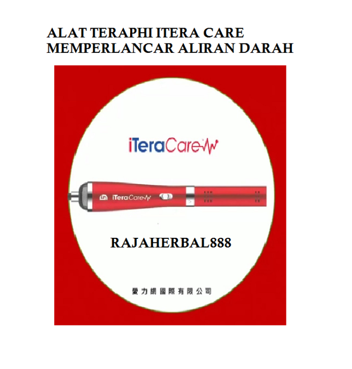ITERA CARE Iteracare Alat Terapi Kesehatan I Tera Care Alat Teraphi Melancarkan Peredaran Darah ...