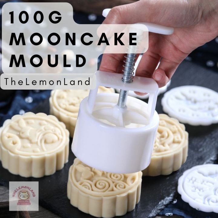 MCM100 100g Mooncake Mould with Plunger and Stamps | Lazada Singapore