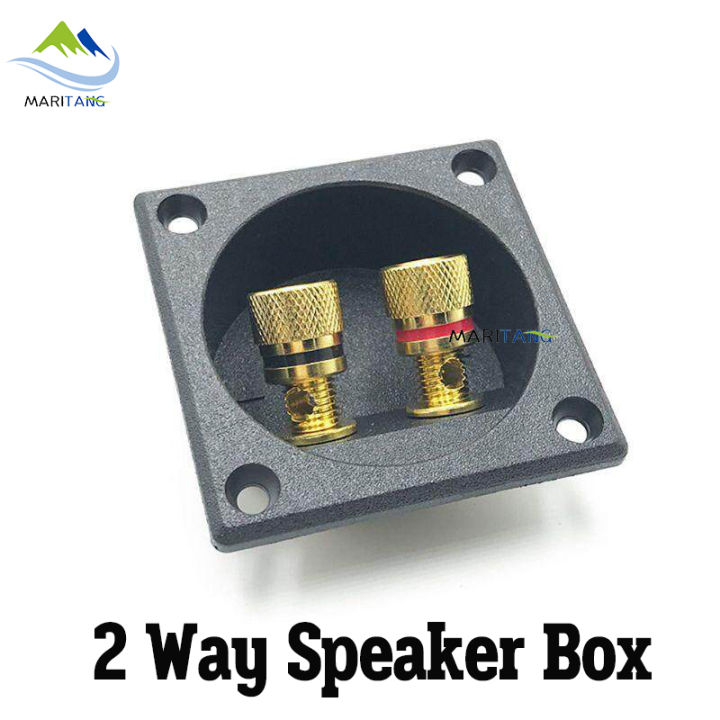 2 Way Speaker Box Terminal Binding Post Cup DIY Home Car Stereo Screw Cup Connectors Subwoofer ...