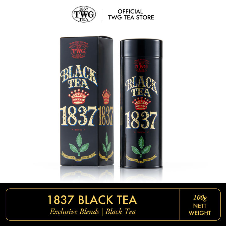 TWG Tea | 1837 Black Tea, Loose Leaf Black Tea Blend in Haute Couture Tea Tin Gift, 100g | Lazada