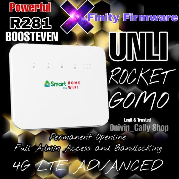 PLDT HOME PREPAID WIFI / R281 BOOSTEVEN CAT 6 LTE ADVANCED OPENLNE MODEM | Lazada PH